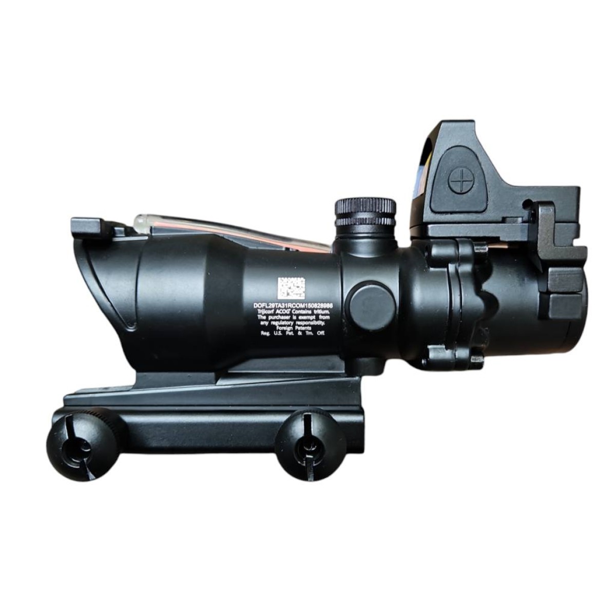 4x Magnified ACOG With Working Red Fibre Optic and Adjustable ...