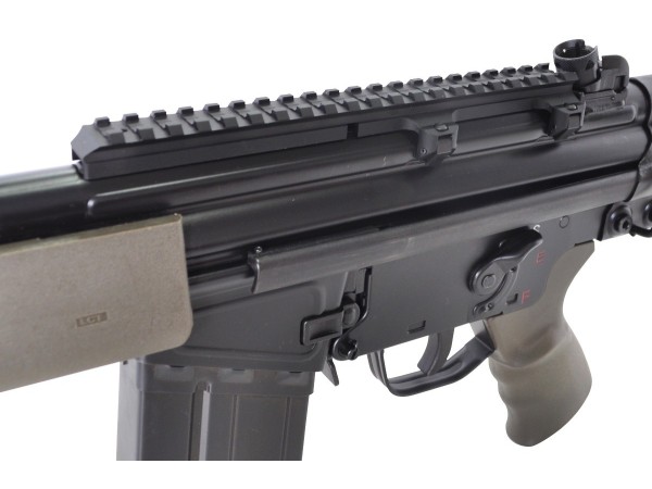LCT - G3 / LK33 / MP5 Claw Mounted 20mm Rail 8.5" Long