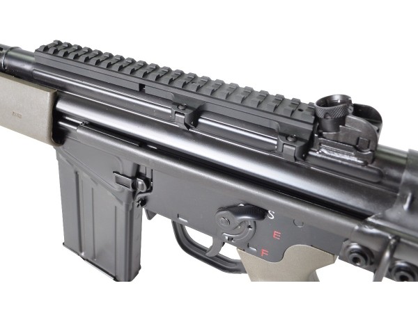LCT - G3 / LK33 / MP5 Claw Mounted 20mm Rail 8.5" Long