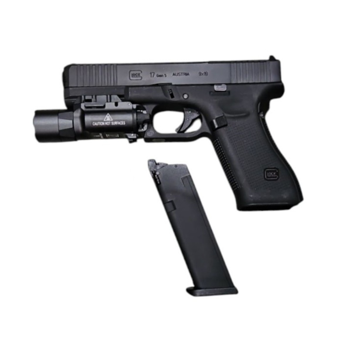 Umarex GHK Glock 17 Gen.5 MOS GBB Pistol with X300 (Black)