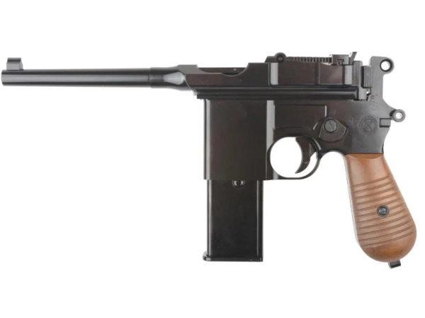 WE 712 Broom Handled GBB Pistol (Black)