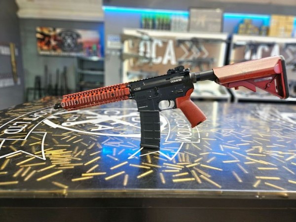 EMG x Daniel Defense DDMK18 QBS AEG (Battle-Worn Red)
