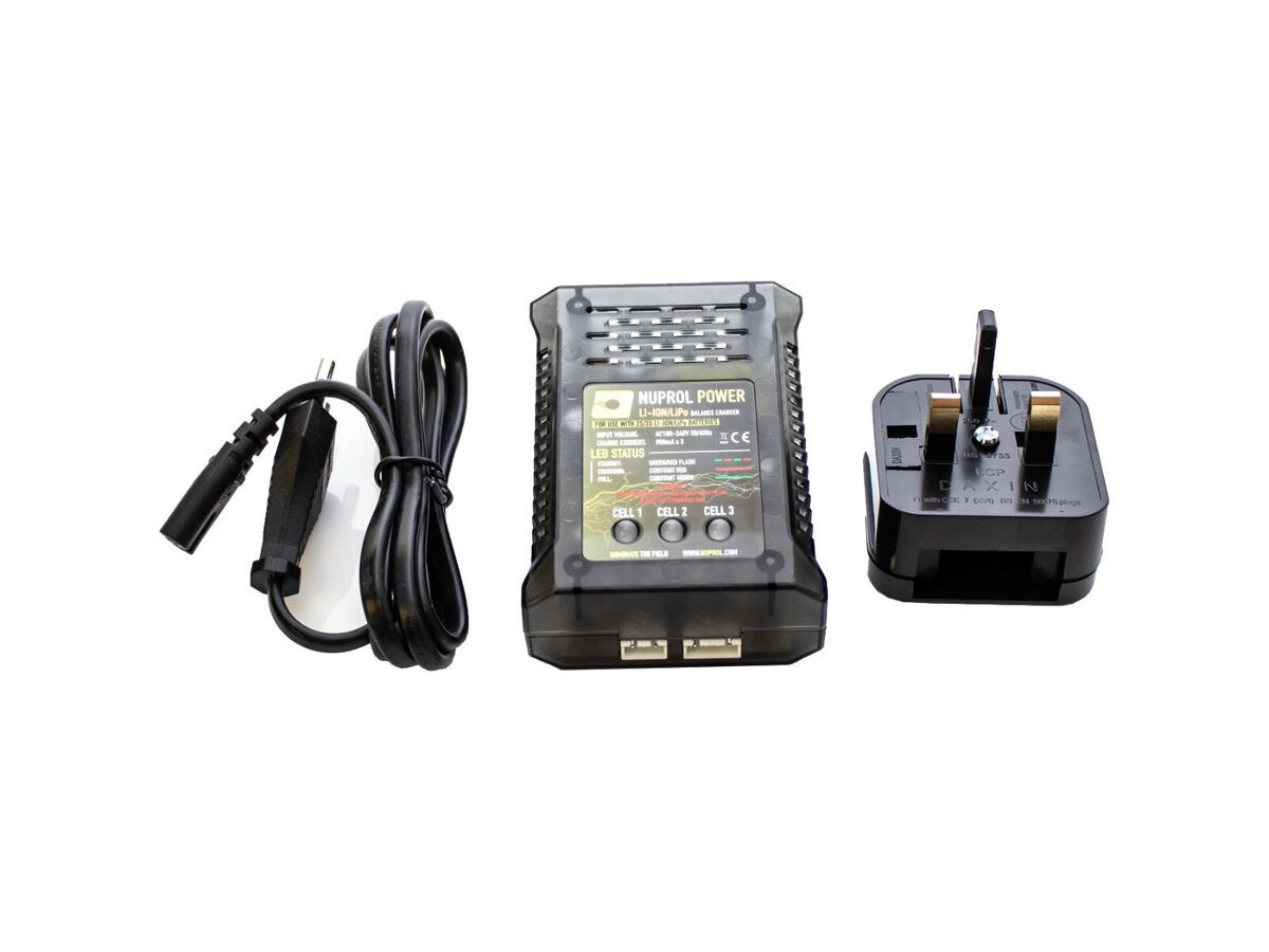 NUPROL LiPo/Li-Ion (2s/3s) Compact Balance Battery Charger ...