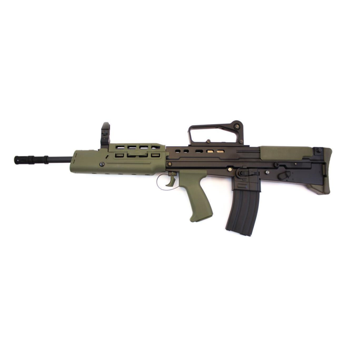 WE L85 / SA80A2 Full Metal Open Bolt Gas Blowback Rifle (Black)