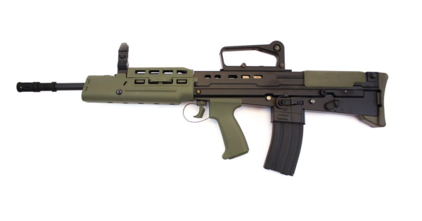 WE L85 / SA80A2 Full Metal Open Bolt Gas Blowback Rifle (Black)