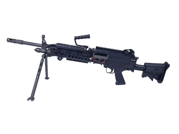 LAMBDA DEFENSE MK.48 LMG AEG MOD.1 With MK.46 Stock