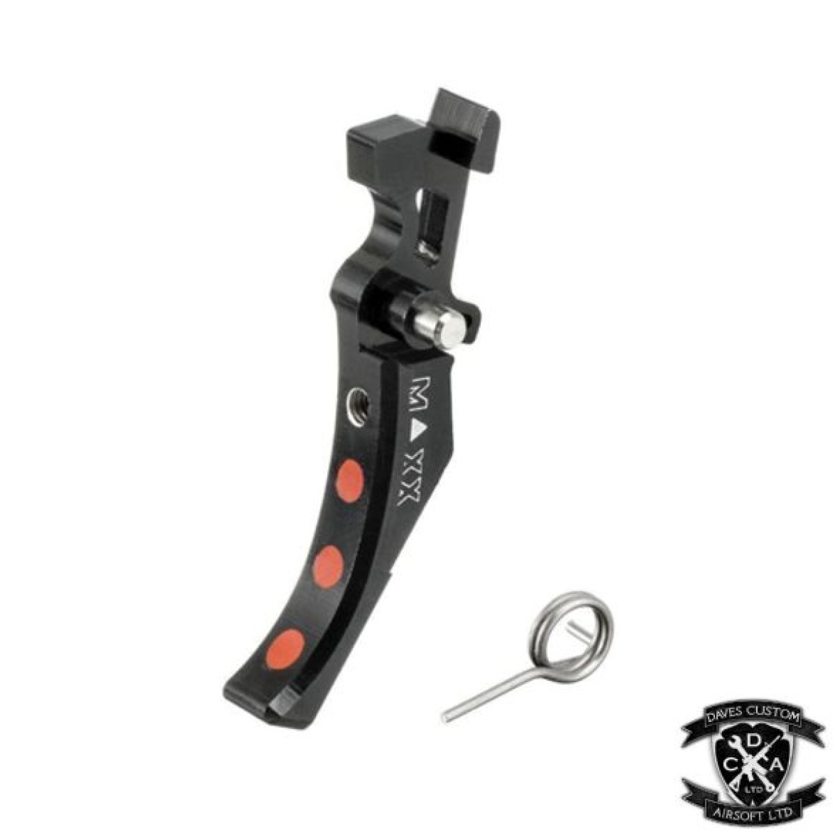 MAXX Model - CNC Aluminium Advanced Trigger (Style D) Black