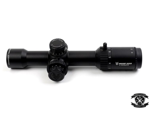 SWAMP DEER HD3-15X32SFIR ZORAN Rifle Scope (Black)