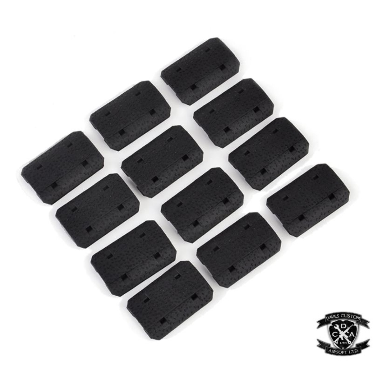 MP M-LOK Mounted Type 2 Rail Covers 12 piece Set (Black