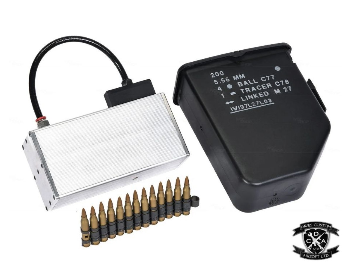 VFC M249 Airsoft Gun Air Supply Ammunition Box