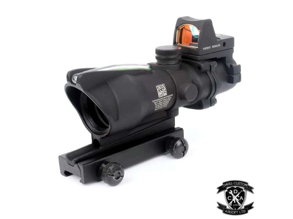 4x Magnified ACOG With Working Red Fibre Optic, Auto-Brightness ...