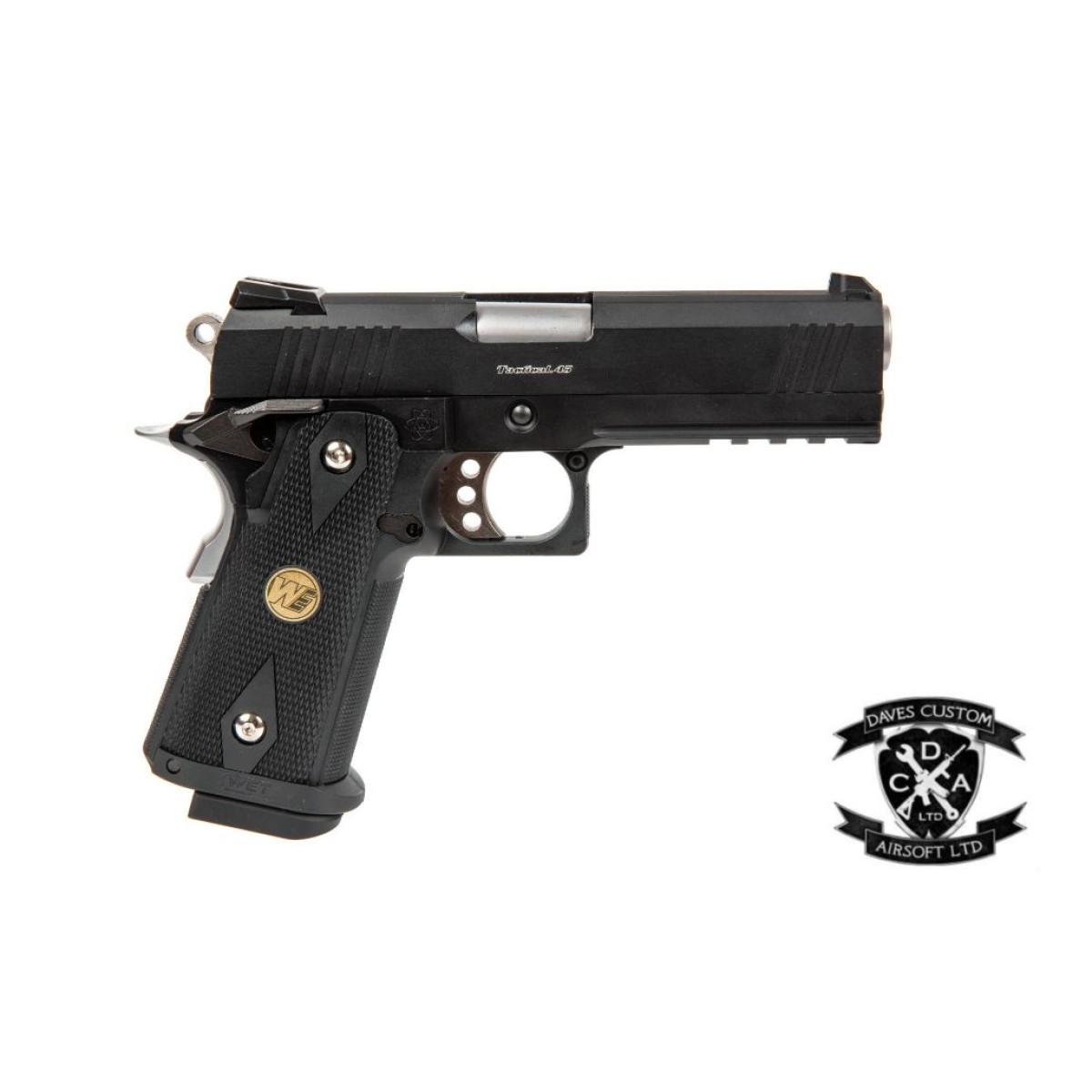 WE Hi-Capa 4.3 Maple Leaf OPS Special Edition pistol (Black)