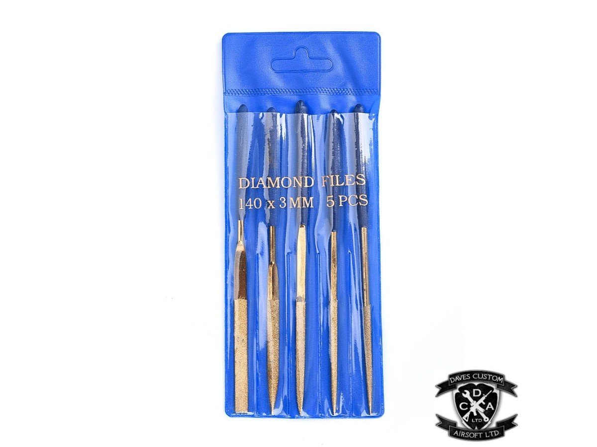 M-ETAL Long File Set Gold (5 Piece)