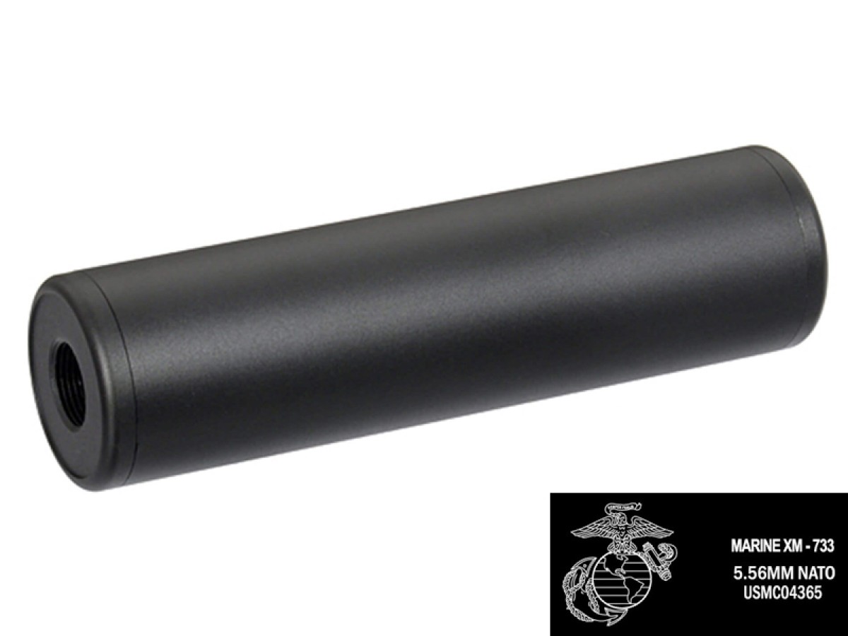 CCCP Marine Silencer (14mm Thread – 130mmx35mm – Black)