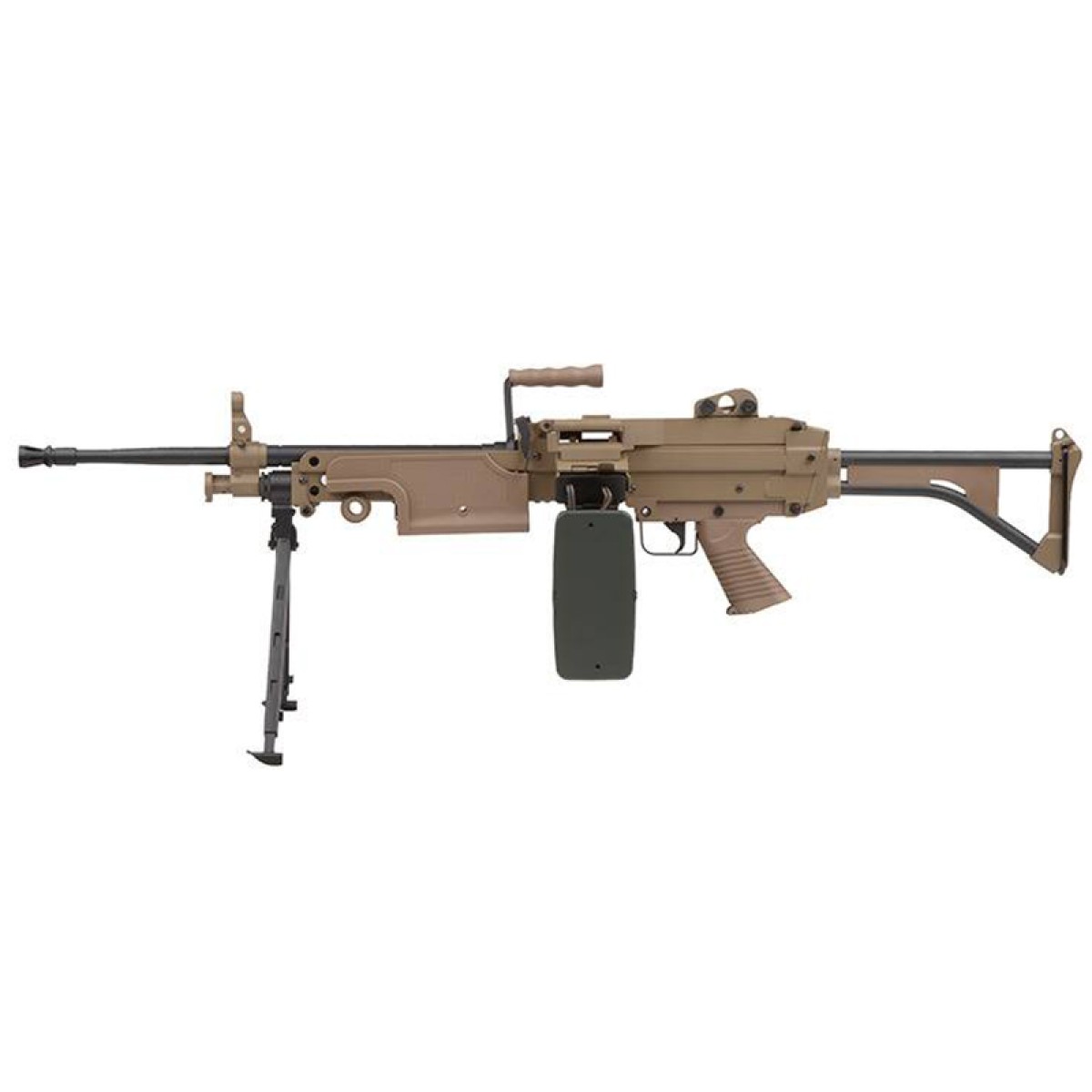 FN Herstal Minimi M249 MK1 with Drum Magazine (Tan)